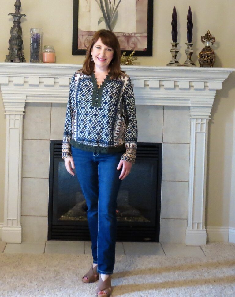 Patterned Spring Shirt – Dressed in Faith