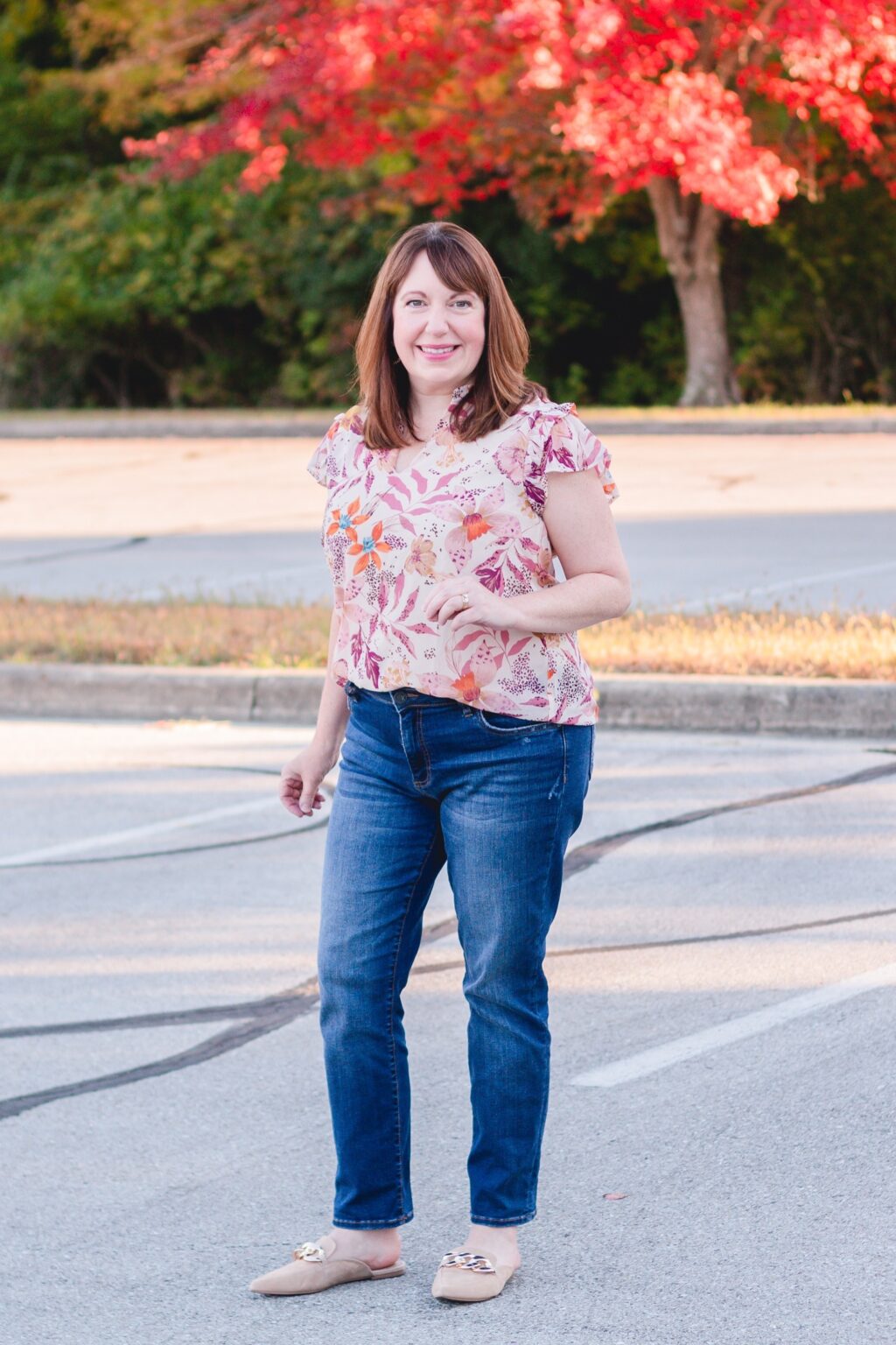 Fall Flutter Sleeve Blouse – Dressed in Faith