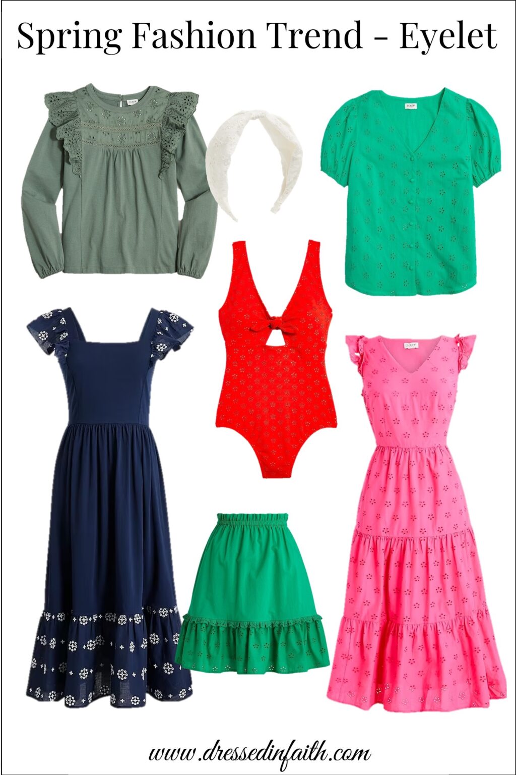 Spring Fashion Trend - Eyelet – Dressed in Faith