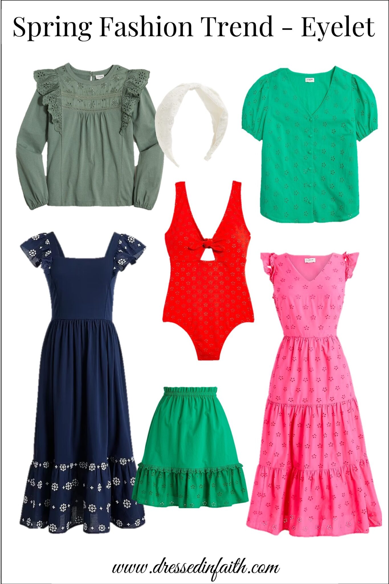 Spring Fashion Trend - Eyelet – Dressed in Faith