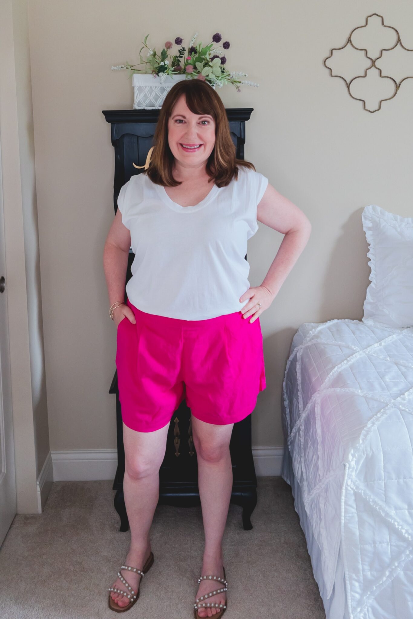 Shorts Try-On With Loft – Dressed in Faith