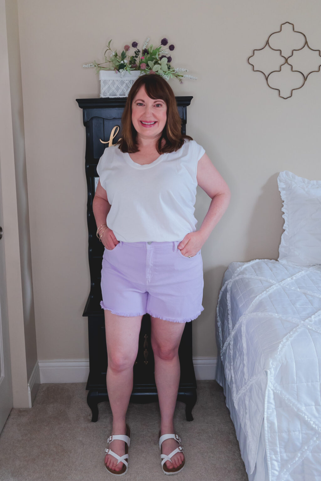 Shorts Try-On With Loft – Dressed in Faith