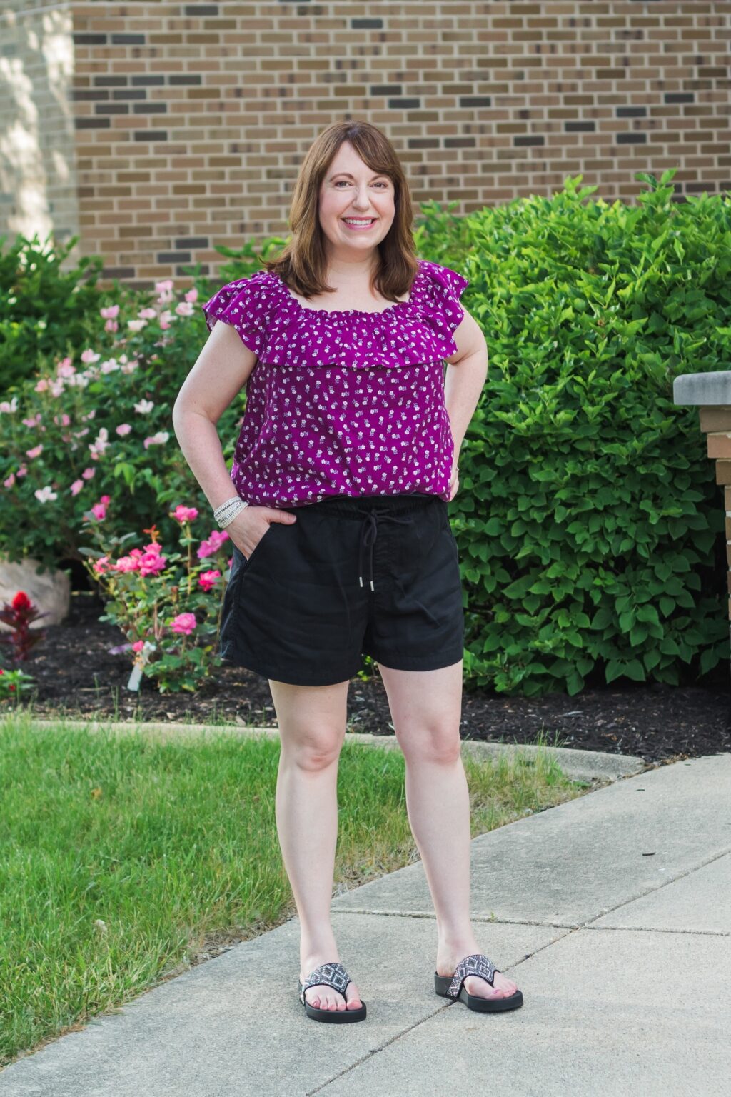 On/Off the Shoulder Floral Top – Dressed in Faith