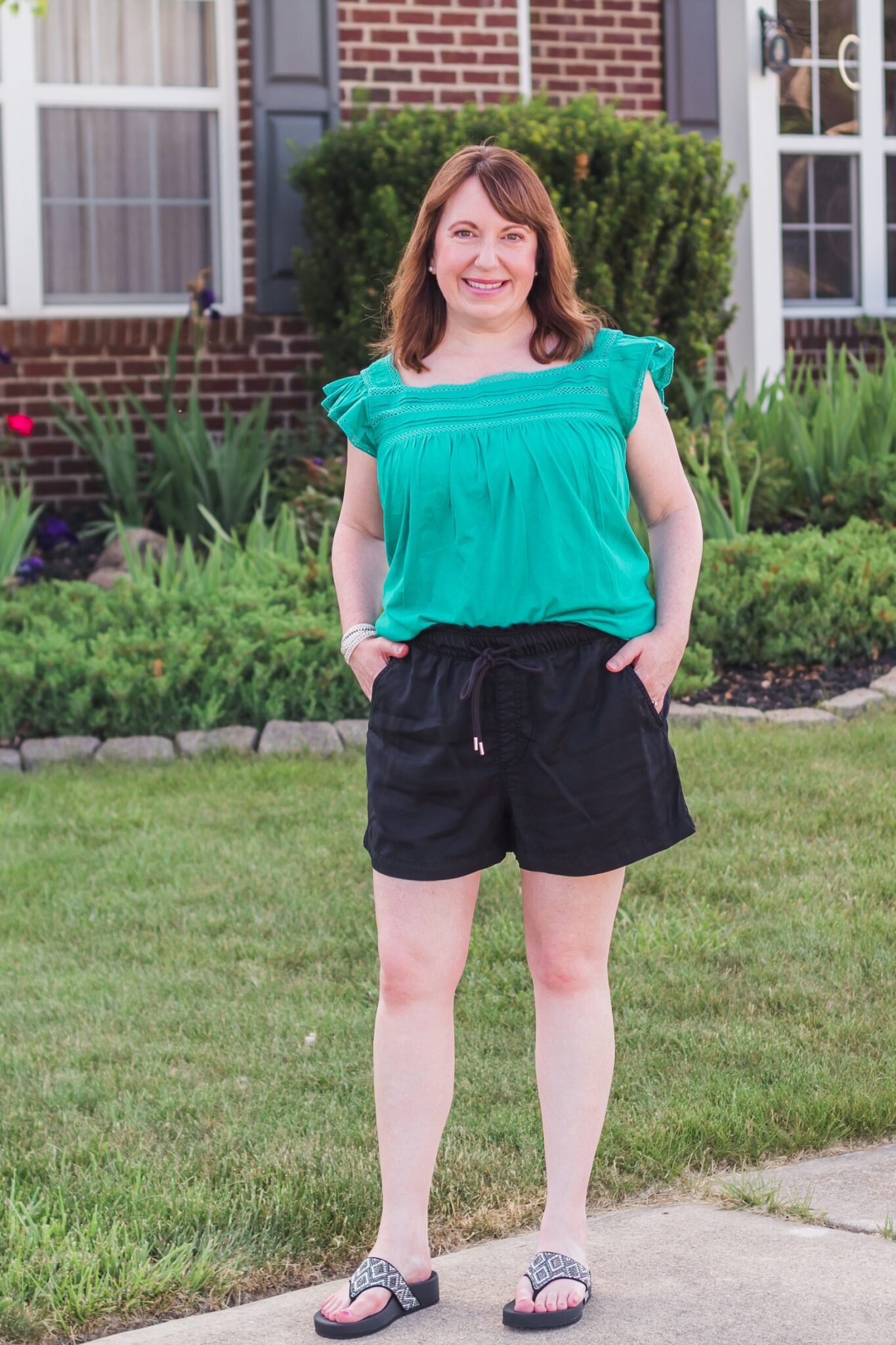 Ruffle Square Neck Top Styled Twice – Dressed in Faith